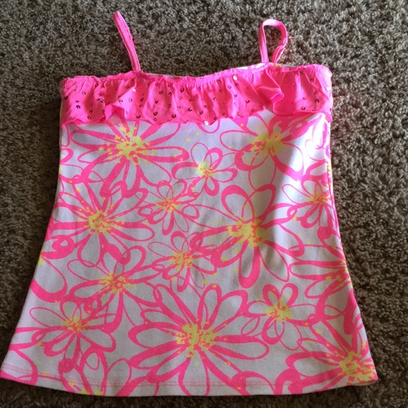 Justice | Shirts & Tops | Vintage Justice Top With All In One Cami Bra ...